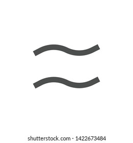 Approximation Icon Math Symbol Modern Simple: vector de stock (libre de ...