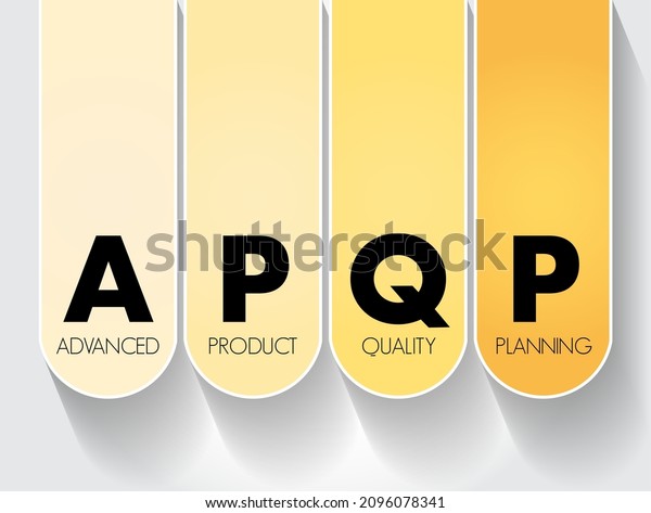 Apqp Advanced Product Quality Planning Structured Stock Vector (Royalty ...