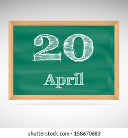 1,432 April 20 calendar Images, Stock Photos & Vectors | Shutterstock
