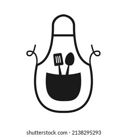 Apron Vector Icon Food Logo Template Stock Vector (Royalty Free ...