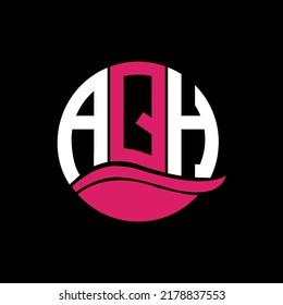 Aqh Initial Modern Logo Design Vector Stock Vector (Royalty Free ...