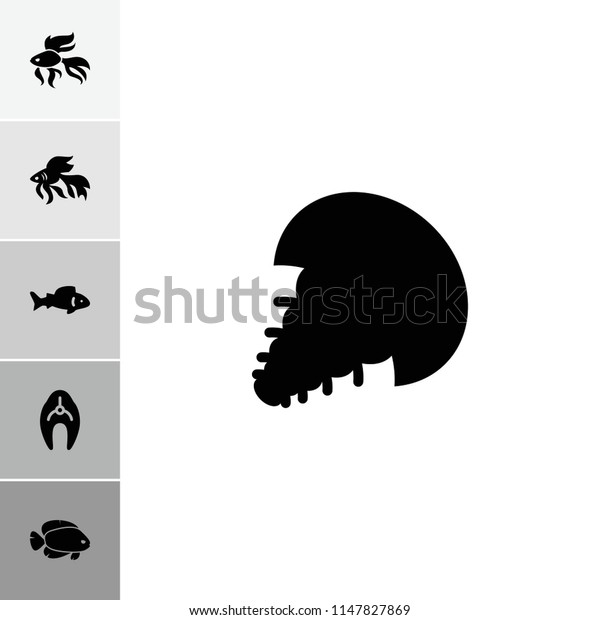 Aquatic Icon Collection 6 Aquatic Filled Stock Vector (Royalty Free ...