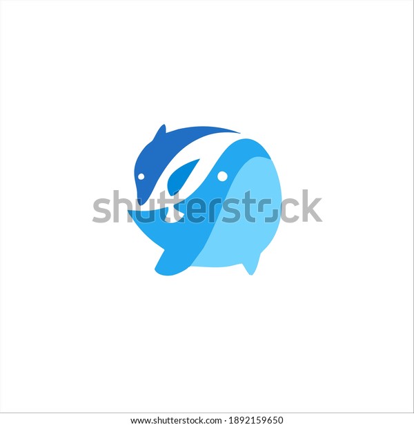 Aquatic Symbol Logo Vector Illustration Stock Vector (Royalty Free ...