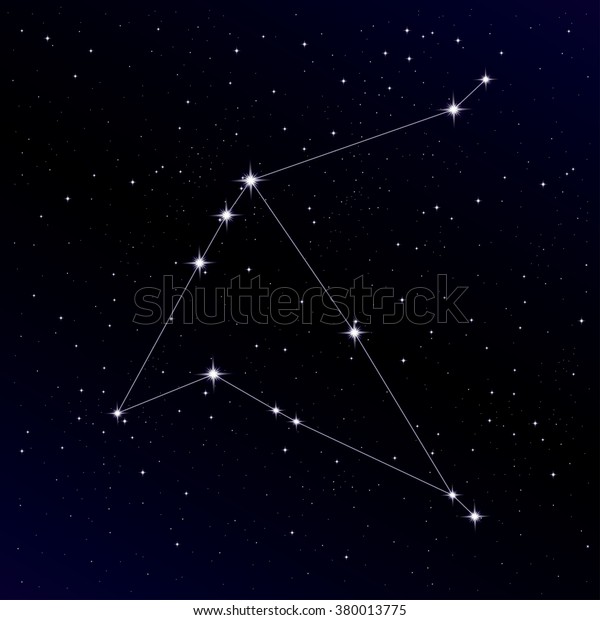 Aquila Constellation Stock Vector (Royalty Free) 380013775