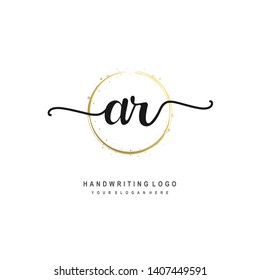 Ar Initial Signature Logo Handwriting Logo Stock Vector (Royalty Free ...