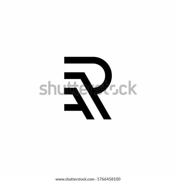 AR A R Logo-Design-Vektorgrafik