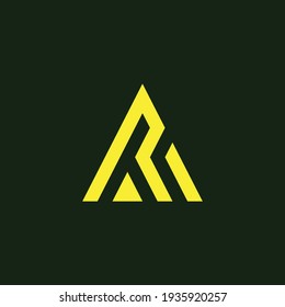 Ar Unique Professional Iconic Logo Design Stock Vector (Royalty Free ...