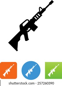 Ar15 Rifle Icon Stock Vector (Royalty Free) 257260390 | Shutterstock