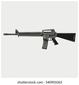 297 Ar 15 vector Images, Stock Photos & Vectors | Shutterstock