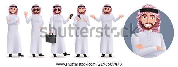Arab Business Man Vector Character Set Stock Vector (Royalty Free ... Arab Business Man Vector Character Set Stock Vector (Royalty Free ...