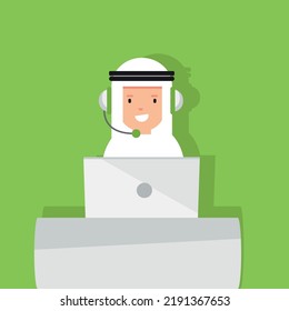 727 Arab Customer Service Stock Vectors, Images & Vector Art | Shutterstock