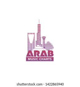 Arab Music Chart Equalizer Style Stock Vector (Royalty Free) 1422865940