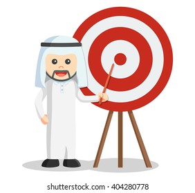 Arabic Business Man Target Stock Vector (Royalty Free) 404280778 ...