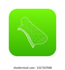 Arabic Carpet Icon Green Vector Isolated: เวกเตอร์สต็อก (ปลอดค่า ...