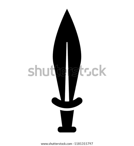 Arabic Knife Called Janbiya Stock Vector (Royalty Free) 1181315797
