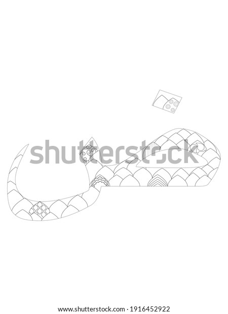 Arabic Letter Dad Coloring Page Vector Stock Vector (Royalty Free ...