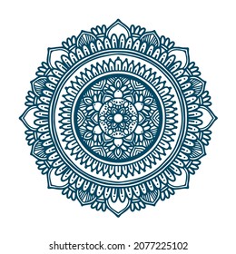 Arabic Mandala Art Vector Design Stock Vector (Royalty Free) 2077225102 ...