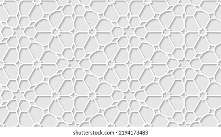 Arabic Seamless Pattern Classic Islamic Culture Stock Vector (Royalty ...