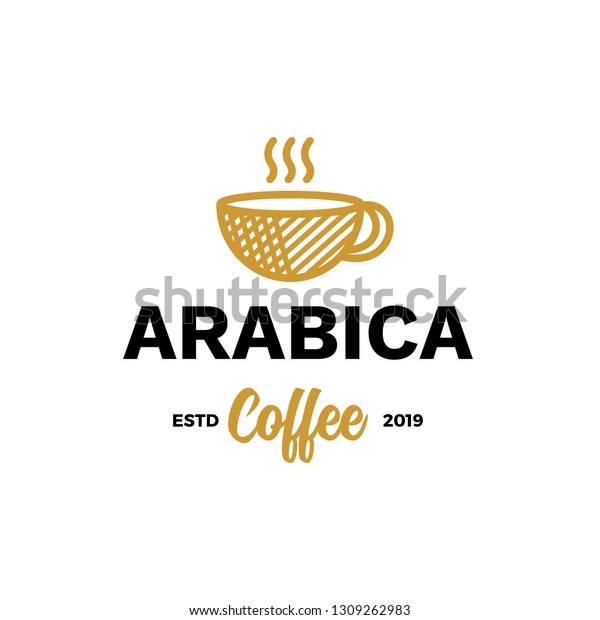 Arabica Coffee Logo Icon Vector Template Stock Vector (Royalty Free ...