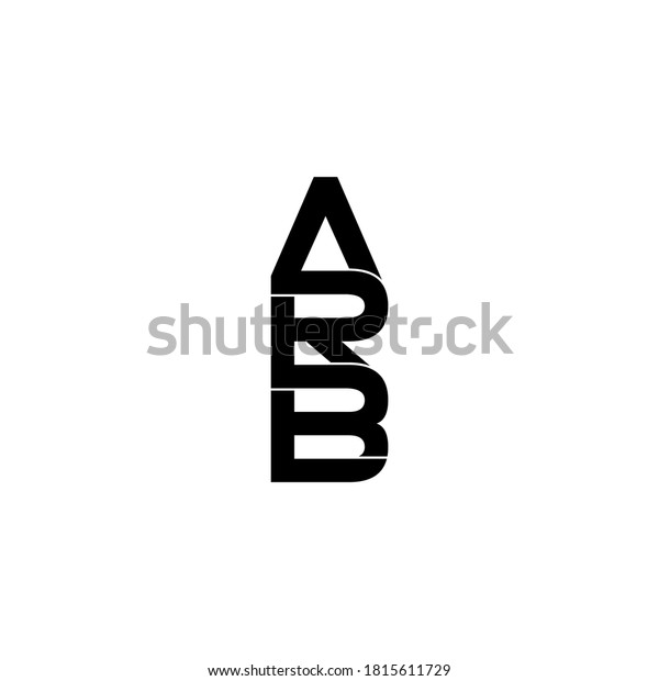 Arb Letter Original Monogram Logo Design: เวกเตอร์สต็อก (ปลอดค่า ...