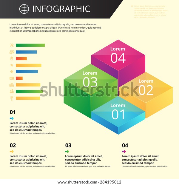 Arbitrary Template Infographics Icons Stock Vector (Royalty Free ...