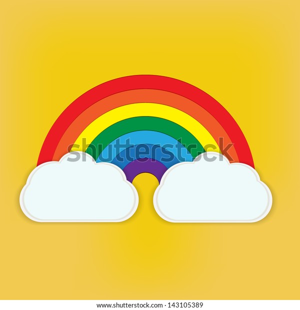 Arc Above Clouds Stock Vector (Royalty Free) 143105389 | Shutterstock