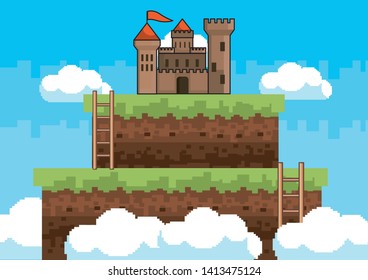 261 Ladder pixel art Images, Stock Photos & Vectors | Shutterstock