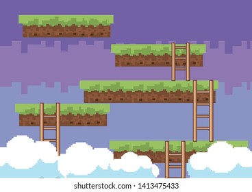 261 Ladder pixel art Images, Stock Photos & Vectors | Shutterstock