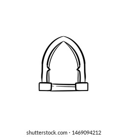 Arch Doodle Style Hand Drawing Doodle Stock Vector (Royalty Free ...