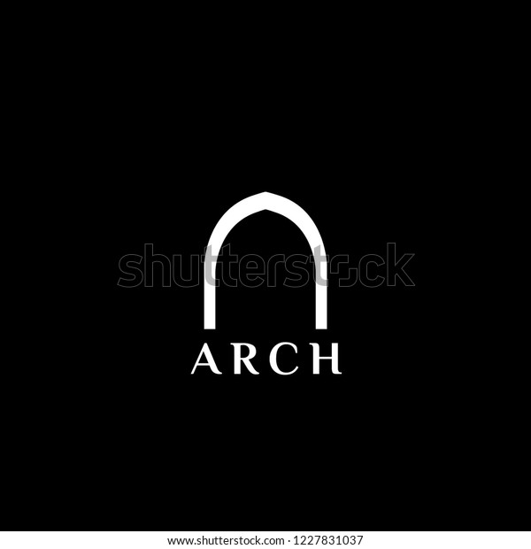 Arch Vector Logo: เวกเตอร์สต็อก (ปลอดค่าลิขสิทธิ์) 1227831037 ...