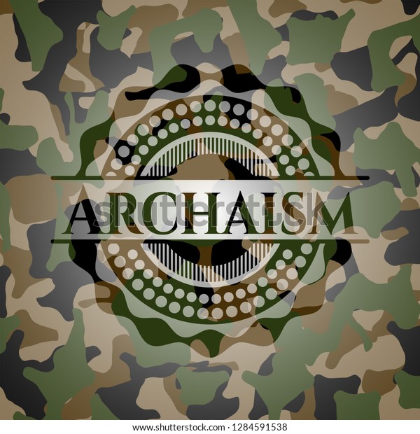 Archaism On Camouflaged Texture Stock Vector (Royalty Free) 1284591538 ...
