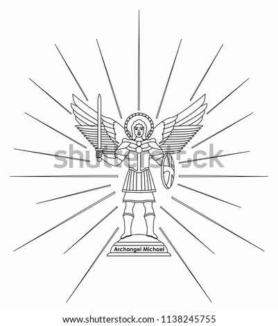 Saint Michael Drawing | Free download on ClipArtMag