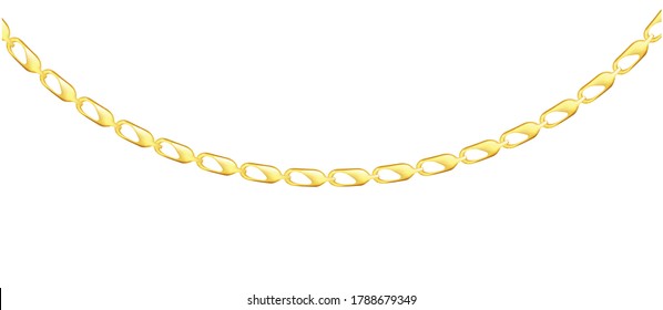6,709 Realistic Gold Chain Images, Stock Photos & Vectors | Shutterstock