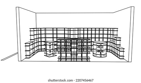 1,529 Booth Concept Drawing Images, Stock Photos & Vectors | Shutterstock