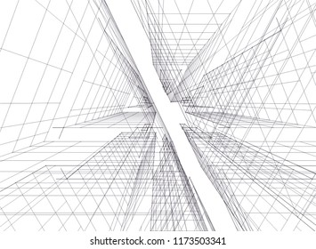 Architecture Building 3d Vector Illustration Stock Vector (Royalty Free ...
