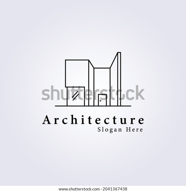 Architecture Building Civil Engineering Logo Vector Stock Vector ...