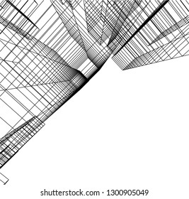 Architecture Geometric Background Stock Vector (Royalty Free ...