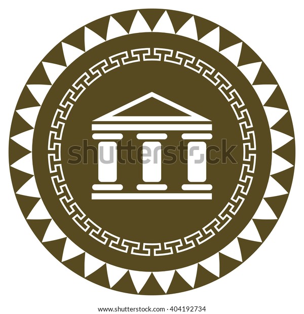 Architecture Greek Building Symbol Temple Icon 스톡 벡터(로열티 프리) 404192734 ...