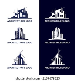 Architecture Logo Design Concept Building Shape Stock Vector (Royalty ...