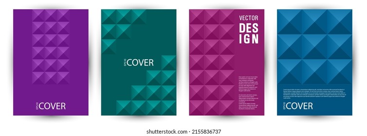 Architecture Magazine Front Page Layout Bundle Stock Vector (Royalty ...