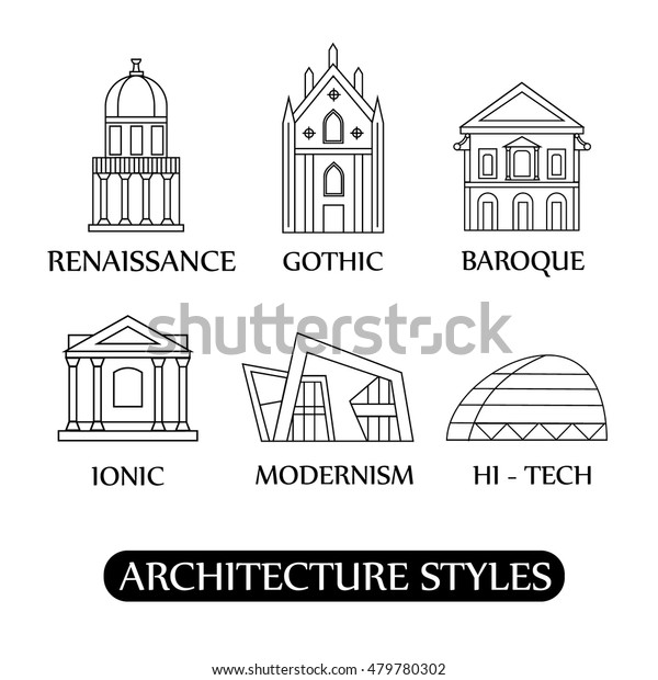 Architecture Style Sketch Illustration Baroque Modernism : image ...