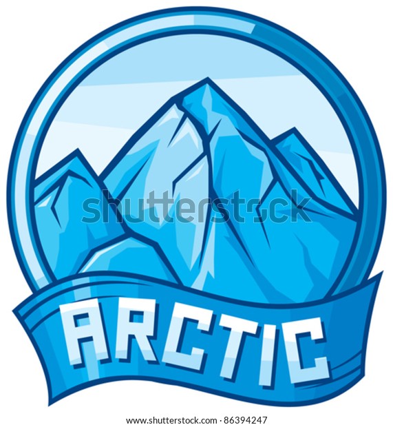 Arctic Label Stock Vector (Royalty Free) 86394247 | Shutterstock