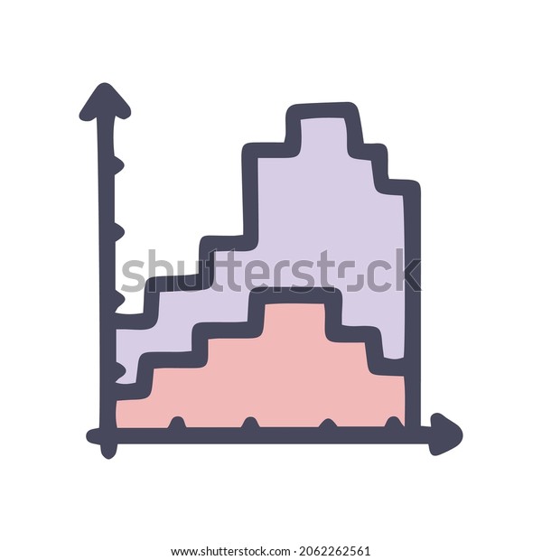 Area Diagram Color Vector Doodle Simple Stock Vector (Royalty Free ...