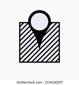 Area Icon Territory Symbol Vector Stock Vector (Royalty Free ...