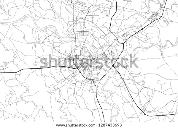 Area Map Ha Noi Vietnam This Stock Vector (Royalty Free) 1287433693 ...
