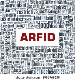 Arfid Avoidant Restrictive Food Intake Disorder Stock Vector (Royalty ...