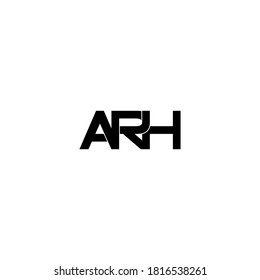 Arh Letter Original Monogram Logo Design: เวกเตอร์สต็อก (ปลอดค่า ...