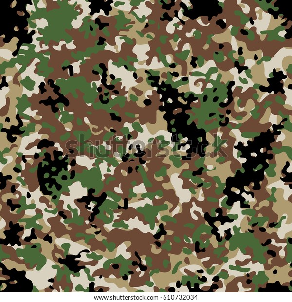 Arid Flectarn Camouflage Seamless Patterns Vector: เวกเตอร์สต็อก (ปลอด ...