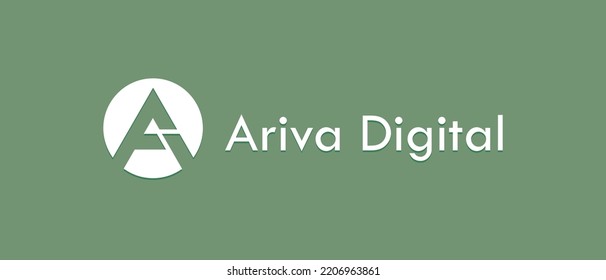 Ariva Digital Cryptocurrency Arv Token Cryptocurrency Stock Vector ...