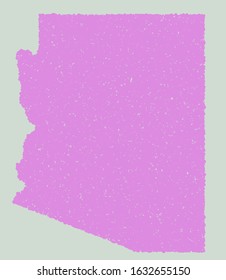 Arizona State Map Colored Textured Background: vector de stock (libre ...